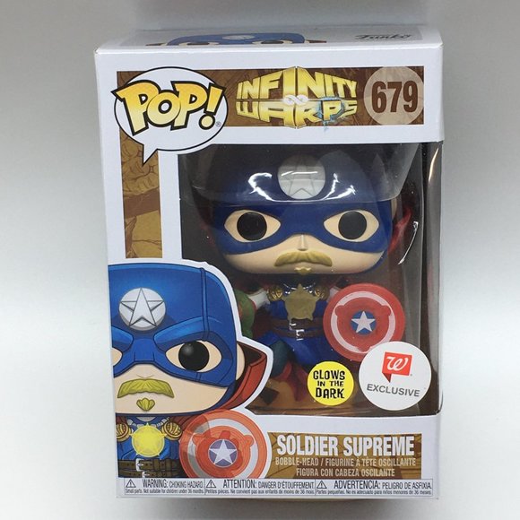 Funko | Toys | Funko Pop Marvel Soldier Supreme 679 Infinity Warps ...